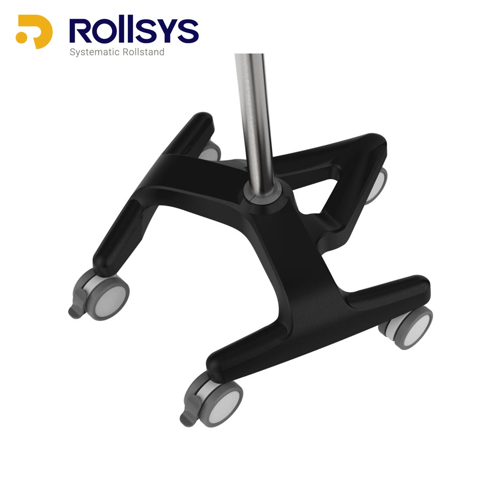 Angle Adjustable Medical Roll Stand (22" Plastic Base), IMS-011G ...