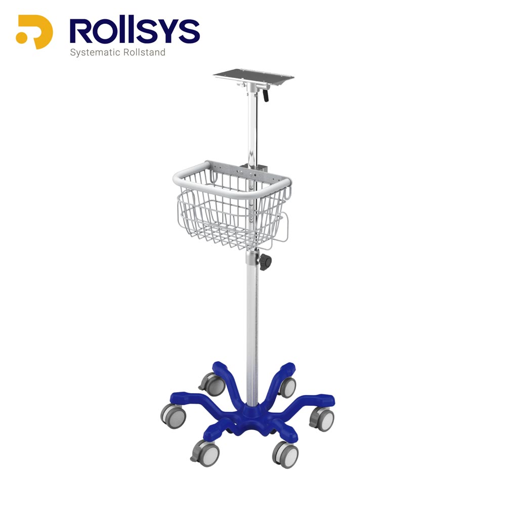 Angle Adjustable Medical Roll Stand (22" Cast Iron Base), IMS-011D ...