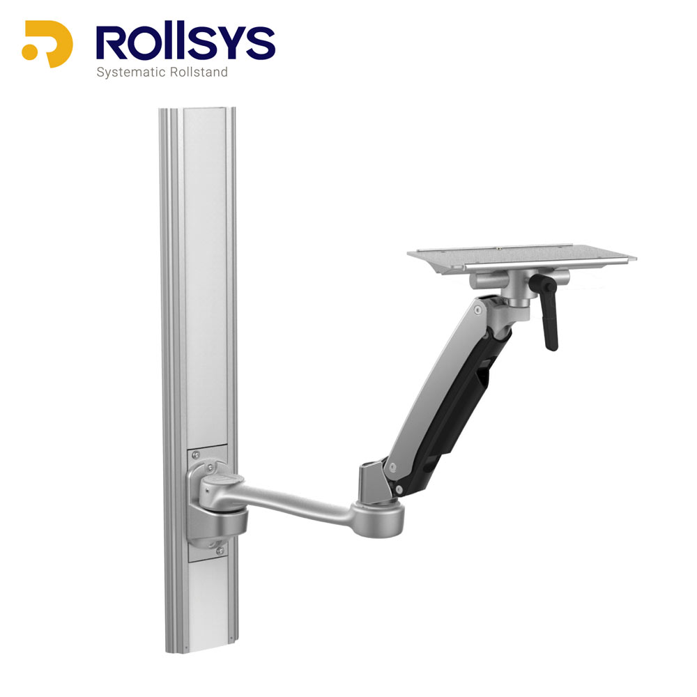 Height Adjustable Articulating Arm with Tiltable Instrument Holder on ...