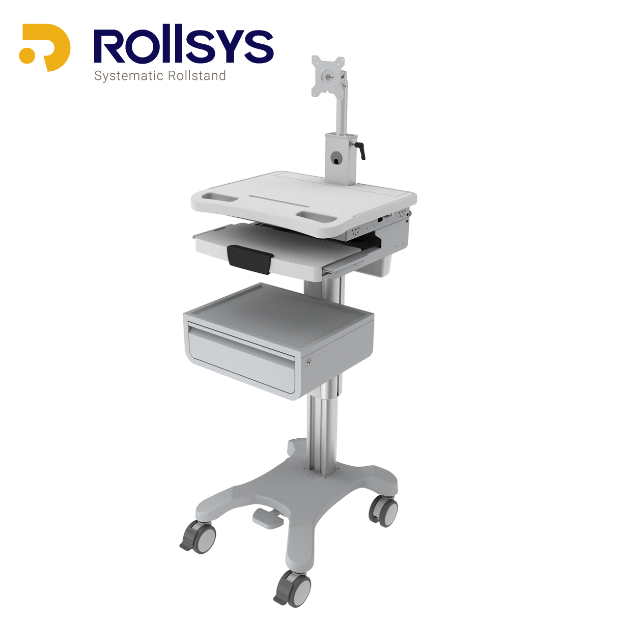 Computer Cart - OEM Medical Cart Solutions - Rollsys