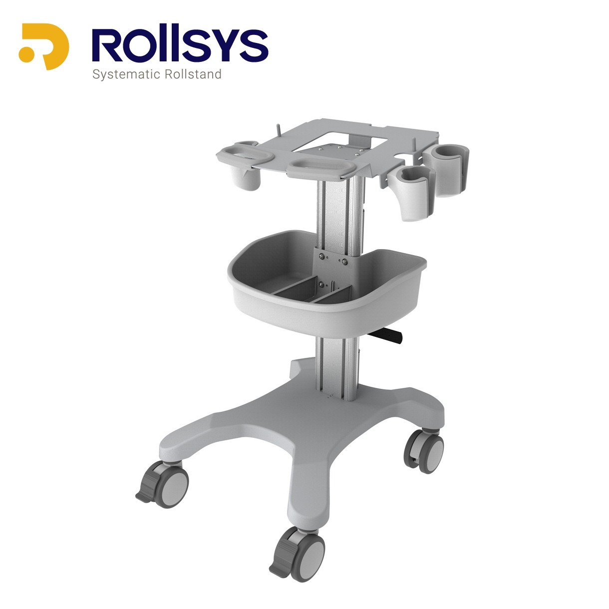 GE Ultrasound Cart - OEM Medical Cart Solutions - Rollsys