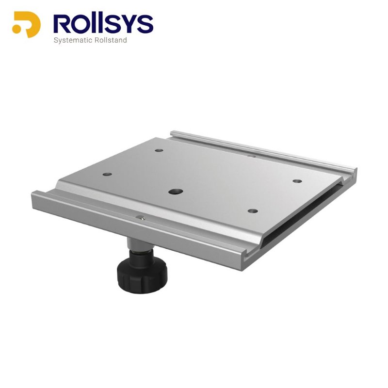 Fixed Angle Monitor / Instrument Holder with Slide-in Mounting Plate ...